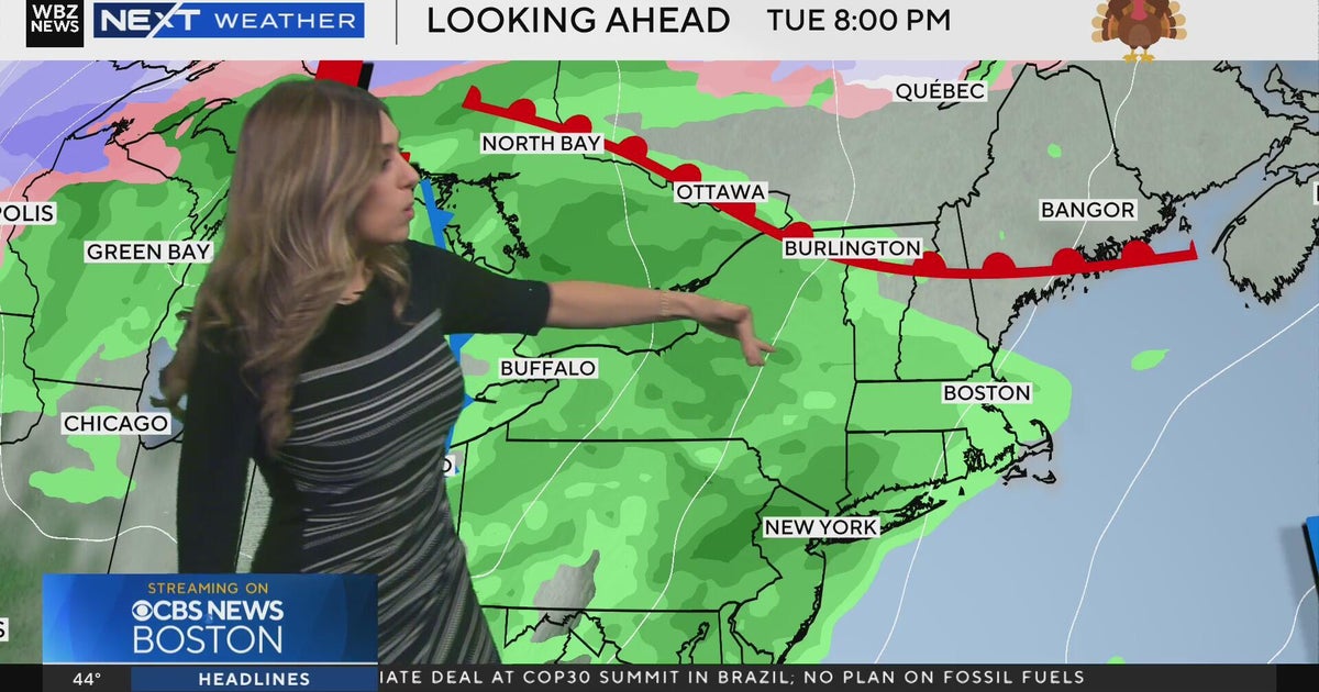 Next Weather: WBZ evening forecast for November 22, 2025 - CBS Boston
