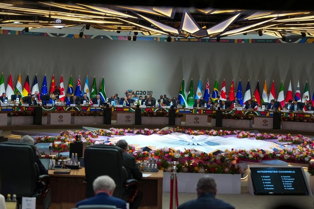 G20 summit in South Africa adopts declaration despite U.S. boycott and ...