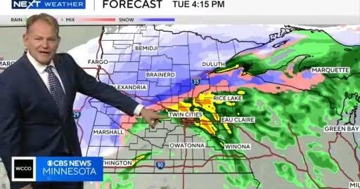 5 p.m. Minnesota forecast from Nov. 24, 2025 | NEXT Weather - CBS Minnesota