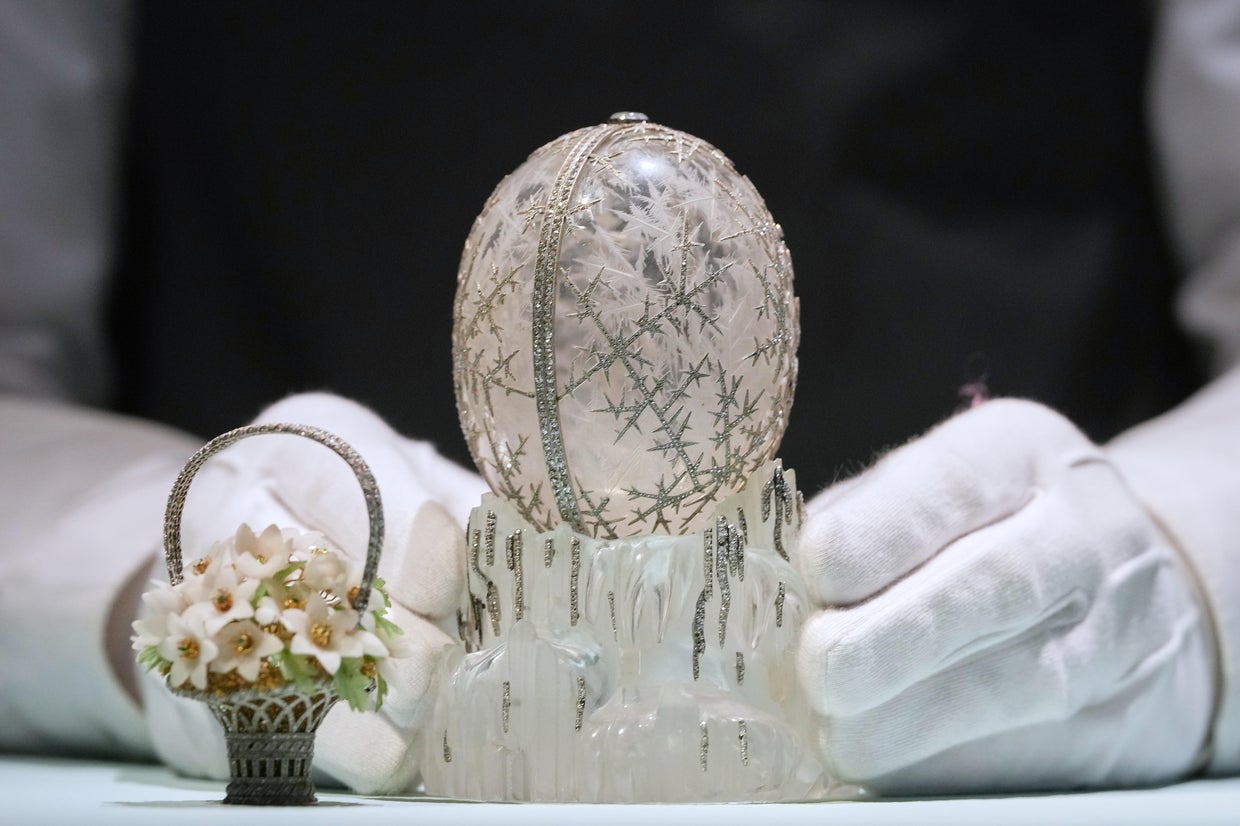 Rare Fabergé egg crafted for Russian royalty expected to sell for over ...