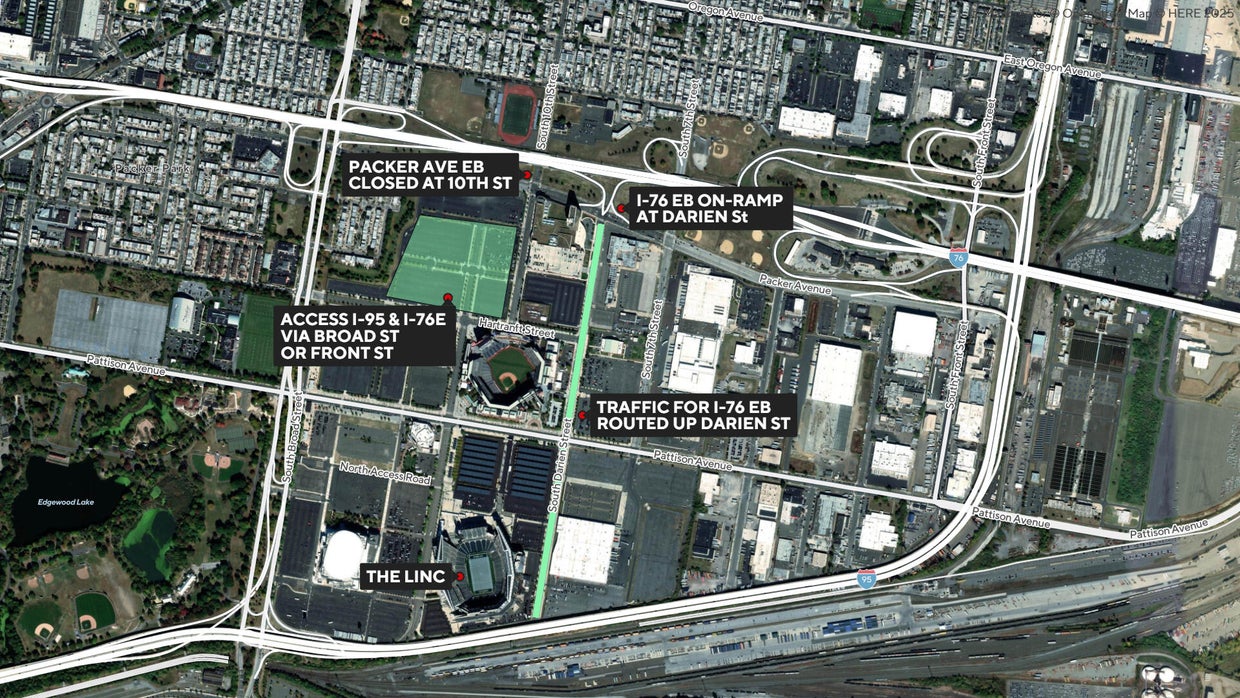New traffic pattern for Philadelphia Eagles fans driving home from ...