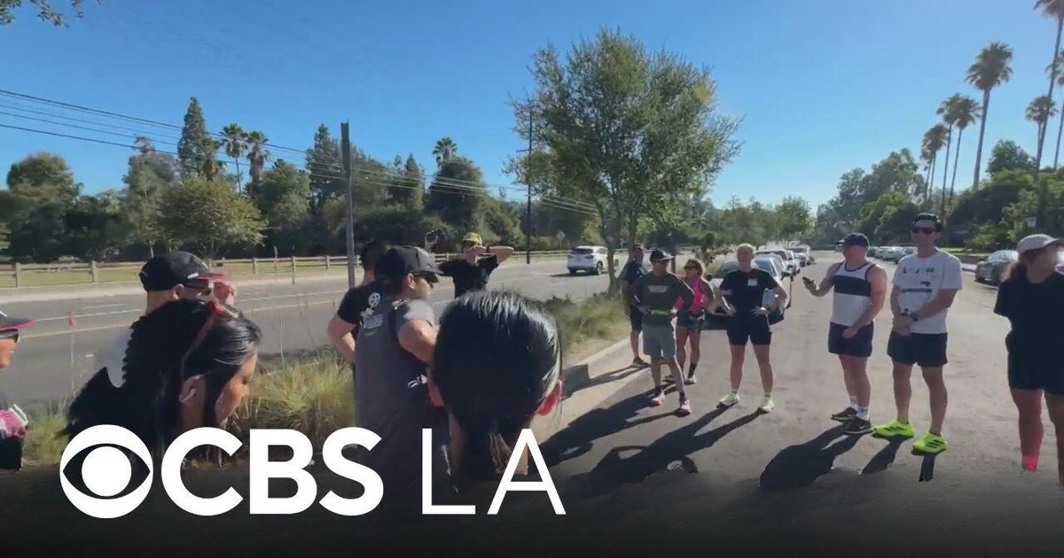 Run club in Studio City mixes film history with fitness - CBS Los Angeles