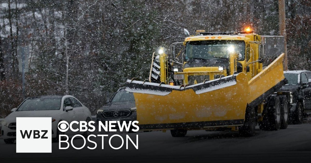 First snow of season is fun, unless you have to drive in it - CBS Boston