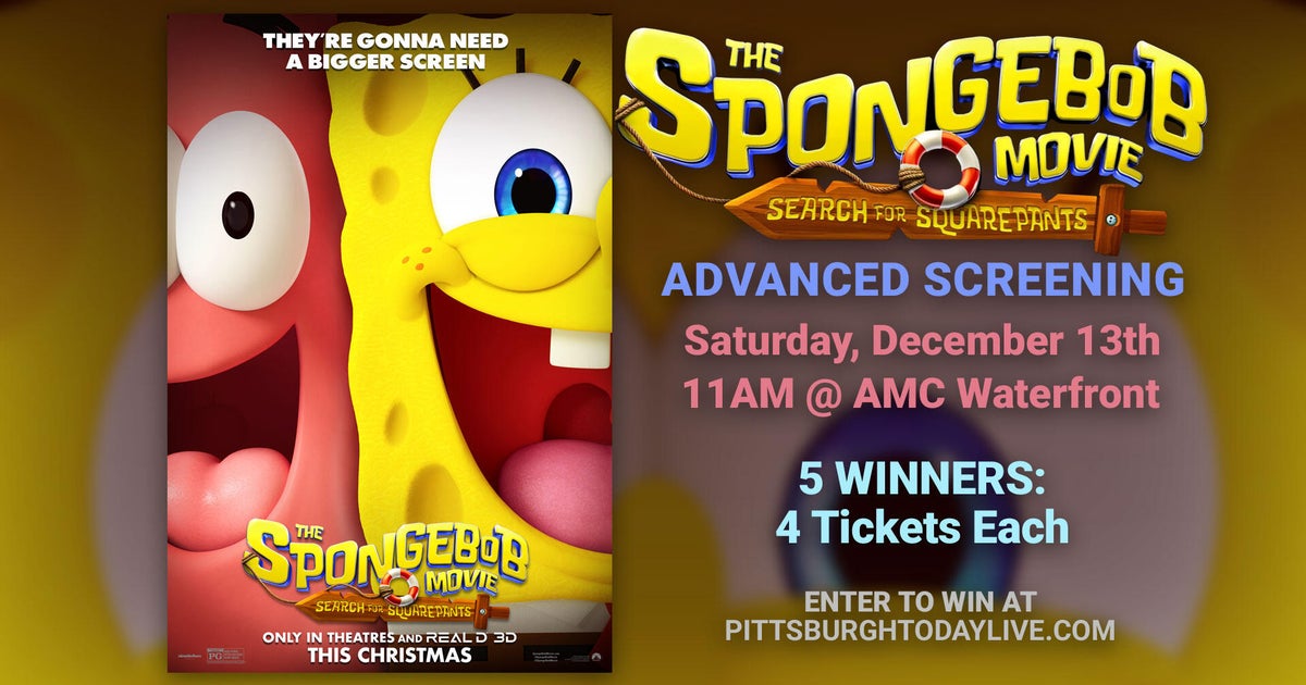 "The SpongeBob Movie" Ticket Giveaway - CBS Pittsburgh