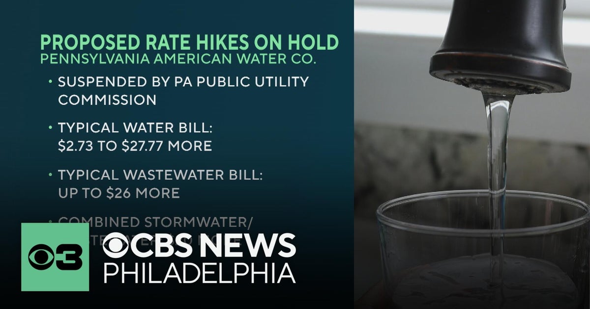 Planned water bill hikes for PA American Water customers delayed in ...