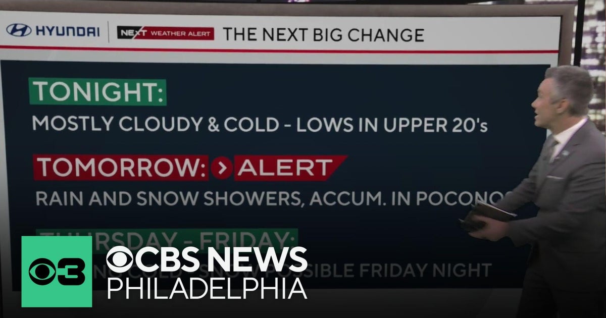 Mostly cloudy and cold Tuesday night in Philadelphia region, tracking ...