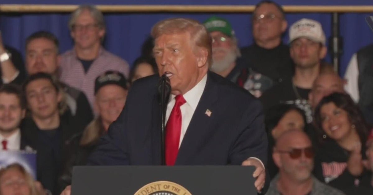 Trump gives speech on economy during Pennsylvania event - CBS Pittsburgh