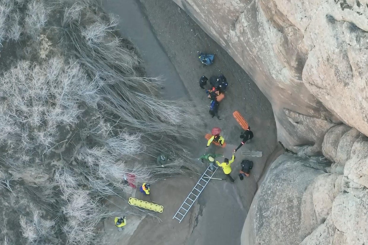 Hiker rescued after being stuck in quicksand for hours amid freezing ...