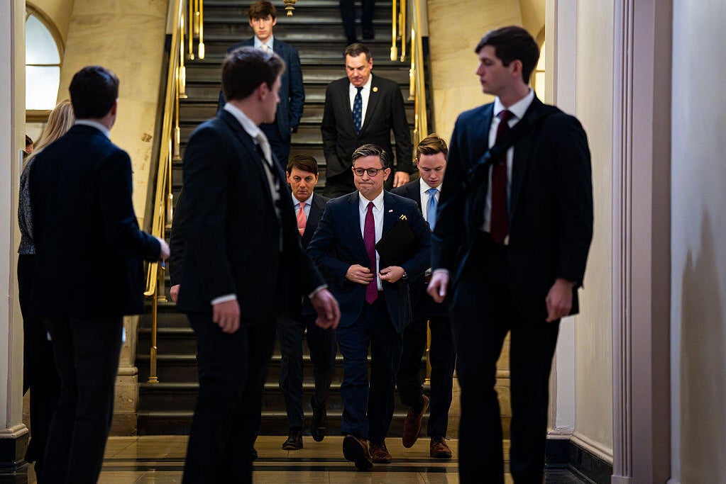 Speaker Mike Johnson's grip on the House slips as Republicans defy ...