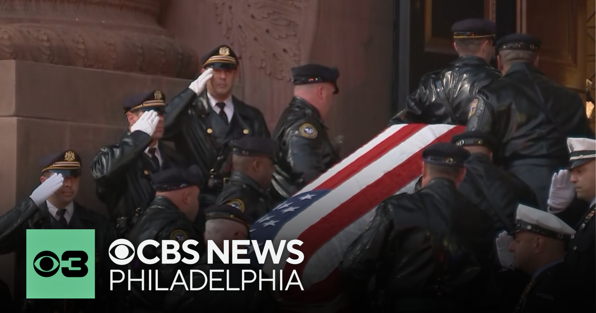 Procession for Officer Andy Chan arrives at Cathedral Basilica of ...
