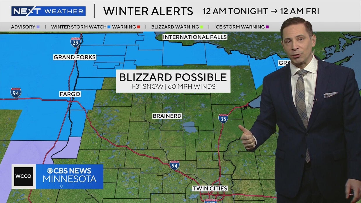 Mild Wednesday in Minnesota ahead of more precipitation, arctic cold ...