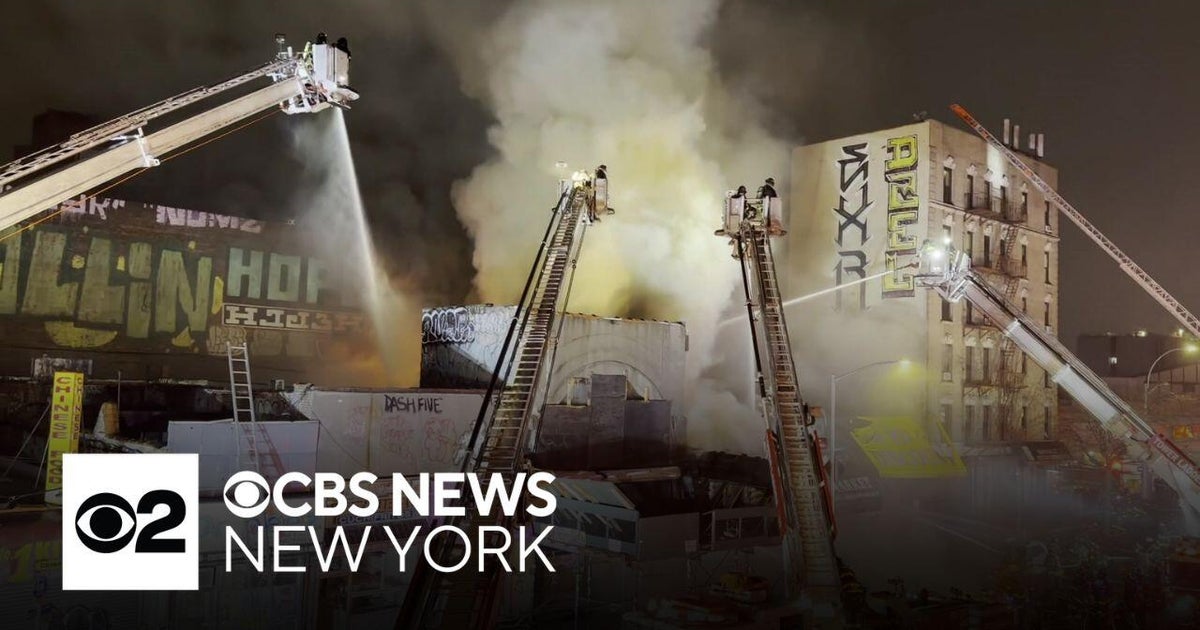 Fire destroys several businesses in the Bronx - CBS New York