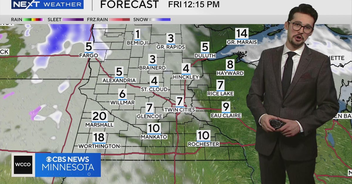 Noon Minneapolis forecast from Dec. 19, 2025 | NEXT Weather - CBS Minnesota