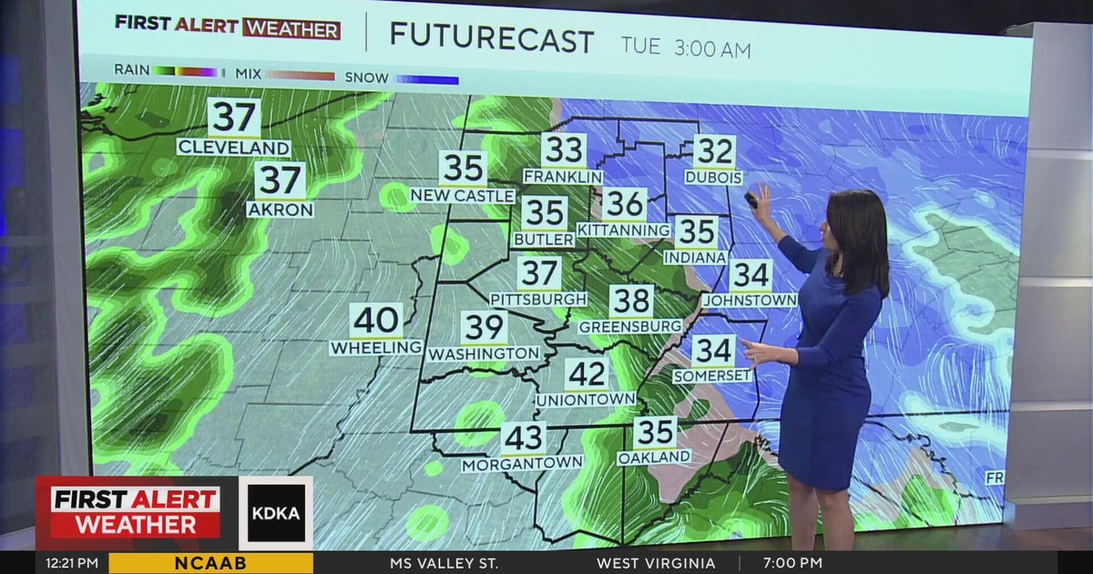 KDKA-TV Afternoon Forecast (12/22) - CBS Pittsburgh