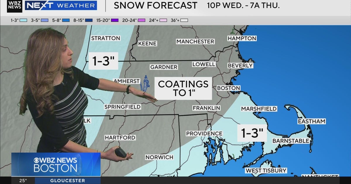 Next Weather: WBZ mid-morning forecast for December 31, 2025 - CBS Boston