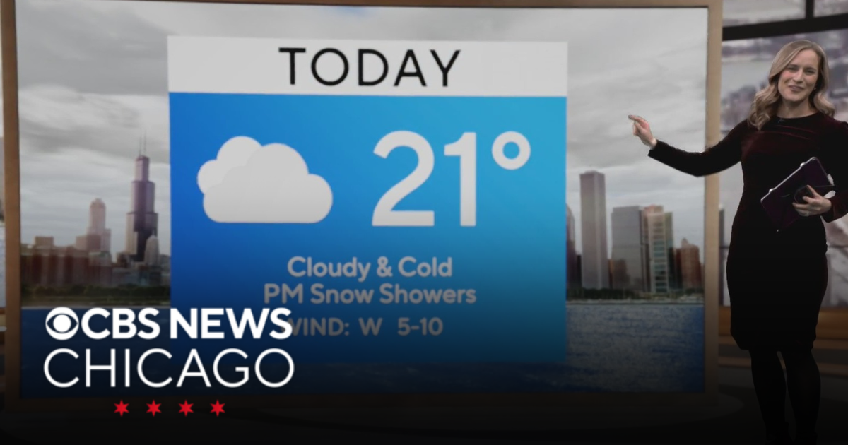 Cloudy and cold with evening snow showers - CBS Chicago