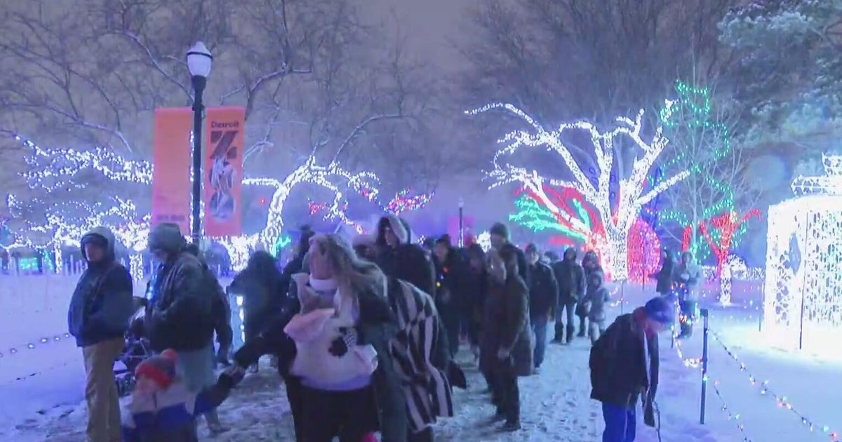 Dozens of families attend Detroit Zoo's "Zoo Years" countdown - CBS Detroit