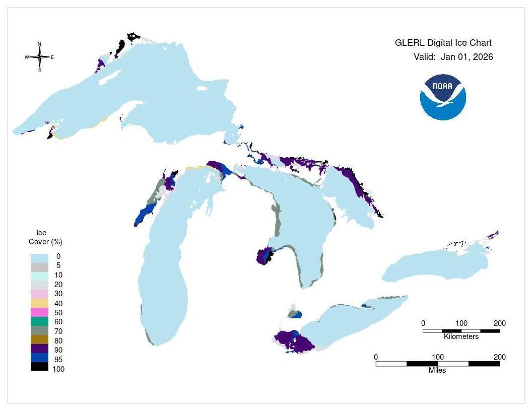Ice is forming on Great Lakes, Coast Guard begins ice-cutting ...