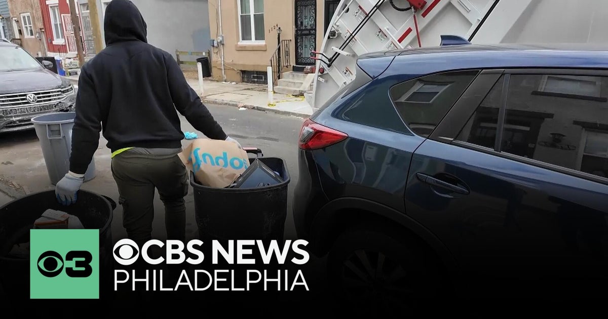 Twice weekly trash pickup expands to North Philadelphia - CBS Philadelphia