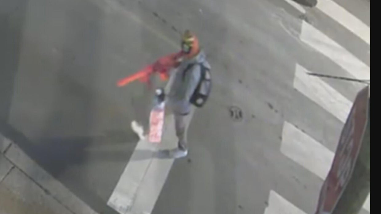 Video shows person wanted for spray painting racist graffiti on ...
