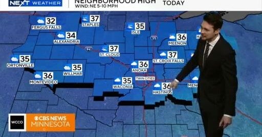 5 a.m. Minnesota forecast from Jan. 8, 2026 | NEXT Weather - CBS Minnesota
