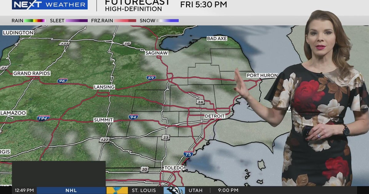 Temps drop as windy conditions continue today - CBS Detroit