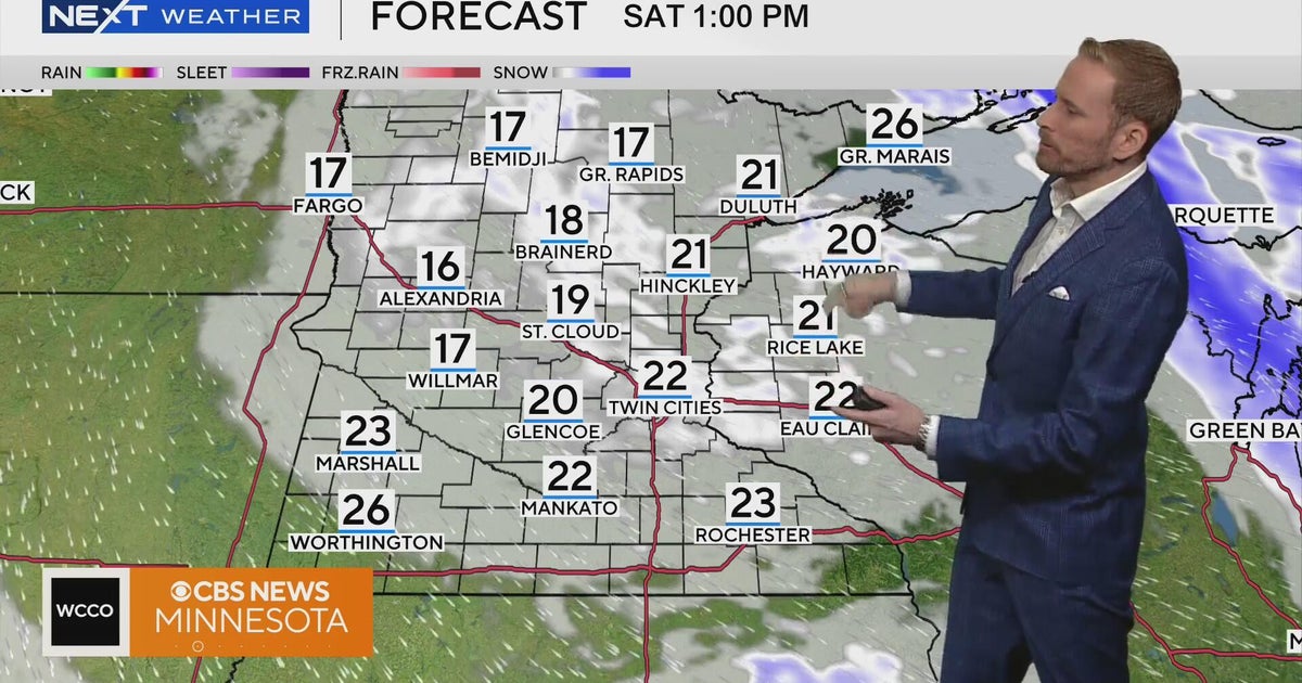 NEXT Weather: Saturday morning forecast from Jan. 10, 2026 - CBS Minnesota