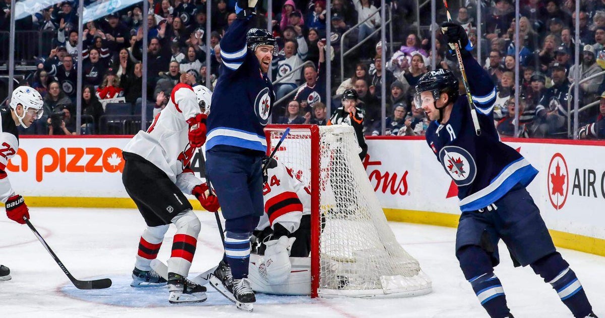 Tanner Pearson's third-period goal lifts Jets over struggling Devils ...