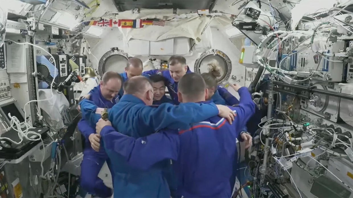 Space station change of command sets stage for Crew 11 departure - CBS News