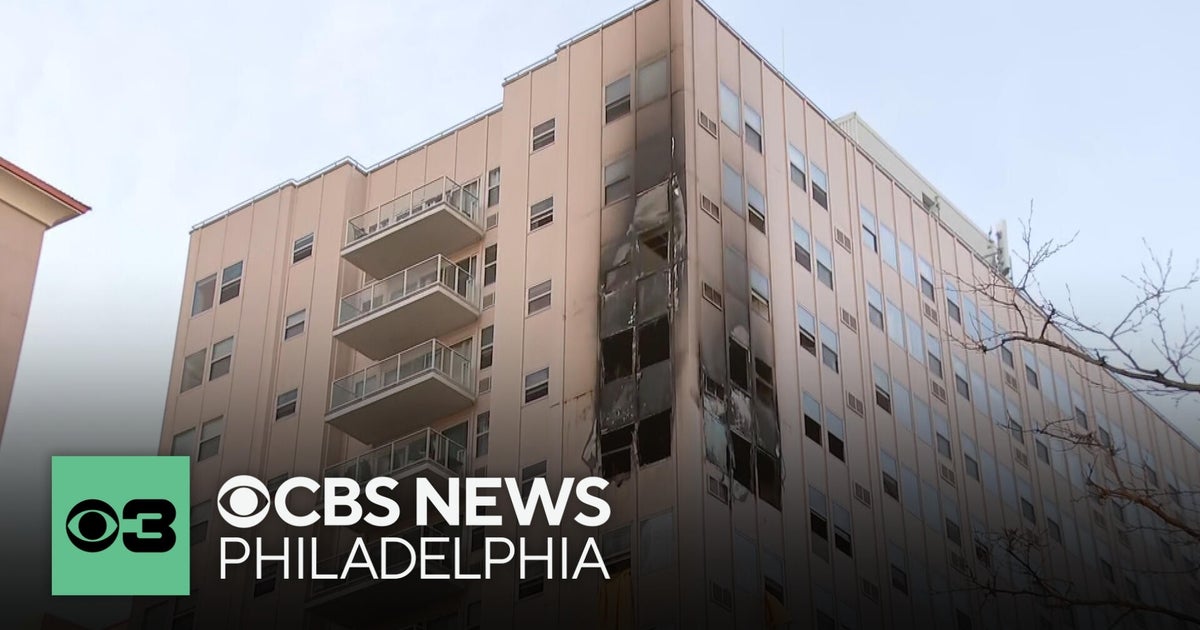 Scorch marks visible on Atlantic City high-rise building after fire ...