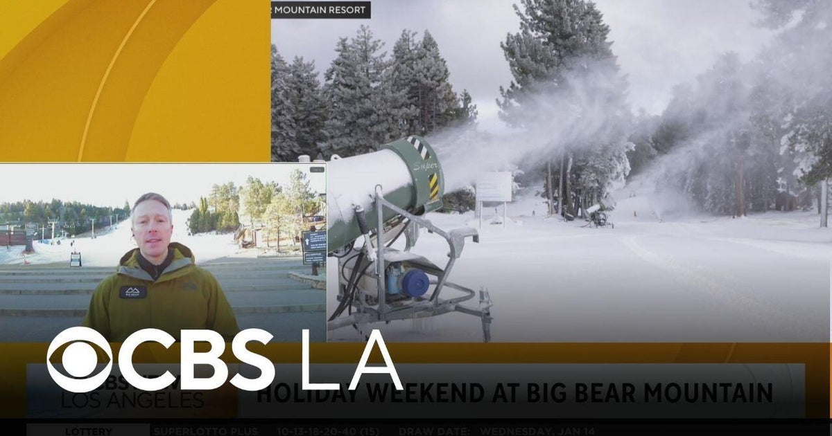 Big Bear Mountain Resort readies for the holiday weekend - CBS Los Angeles