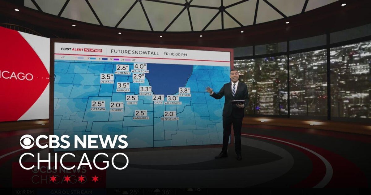 Overnight snow to make for messy morning commute - CBS Chicago