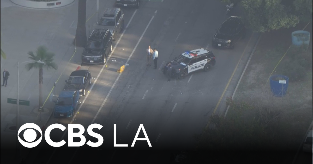 Man beaten, ran over during deadly altercation in Beverly Hills - CBS ...