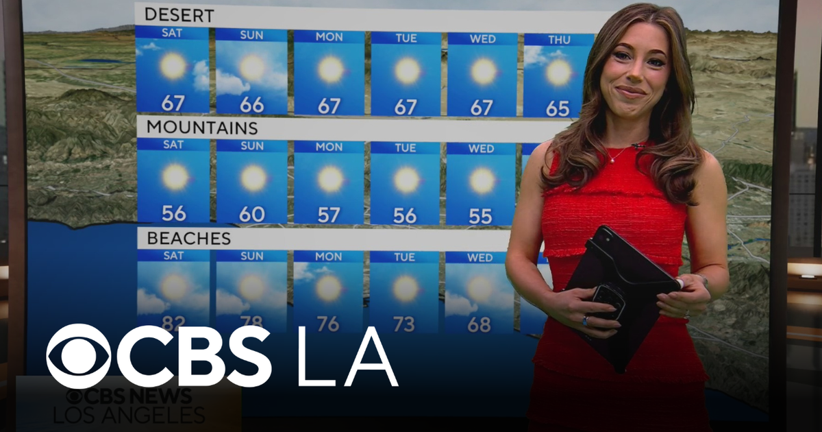 Alex Biston's 6 a.m. forecast | NEXT Weather - CBS Los Angeles