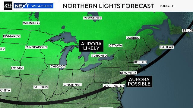 Northern lights may be visible in Massachusetts tonight as solar flare ...