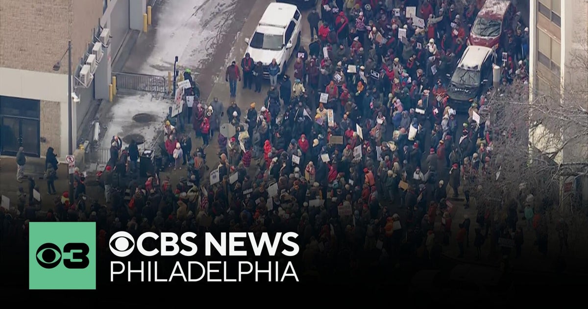 Anti-ICE march takes place in Philadelphia on Martin Luther King Jr ...