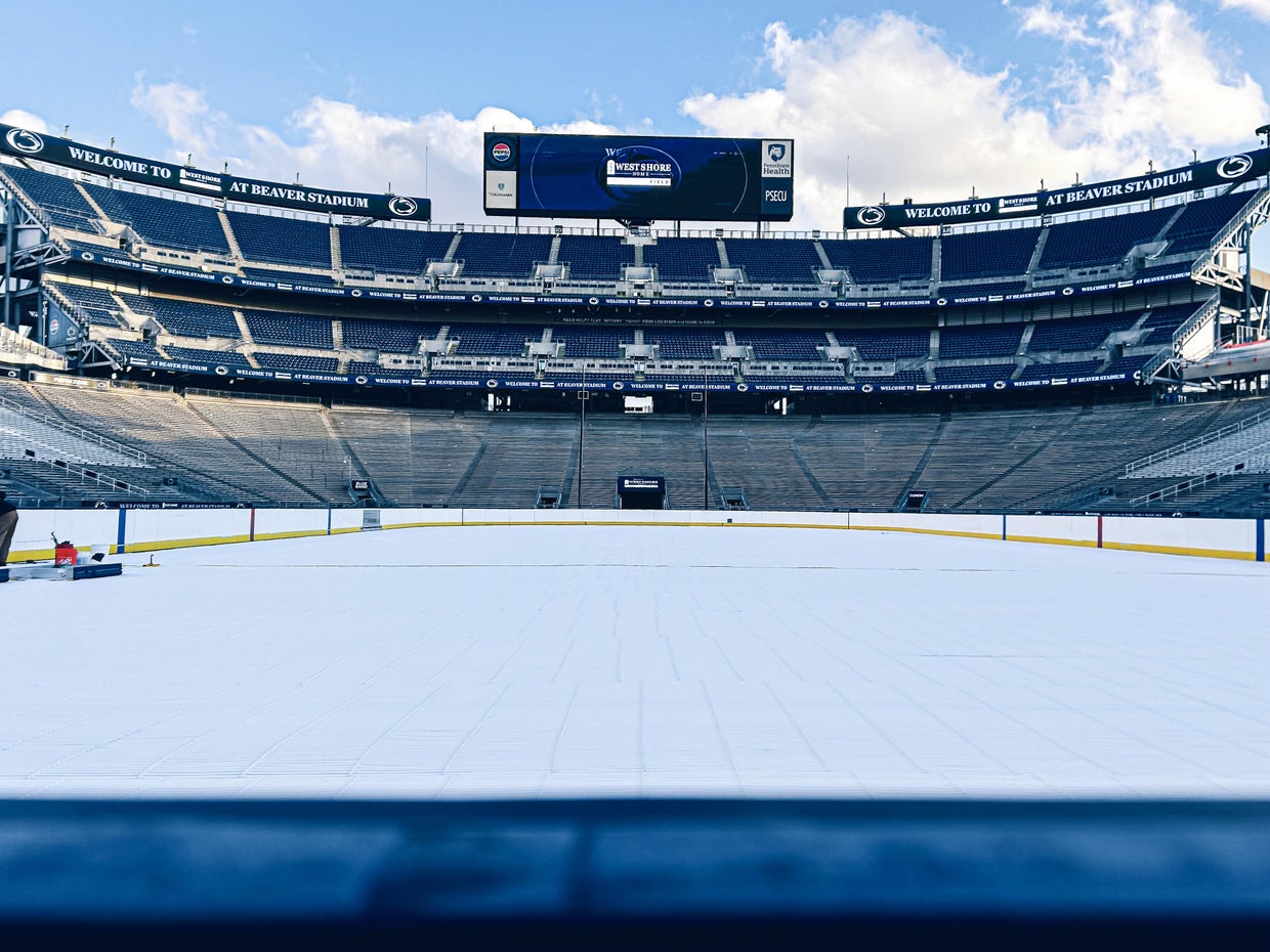Outdoor rink at Beaver Stadium ready for Penn State's hockey games next ...