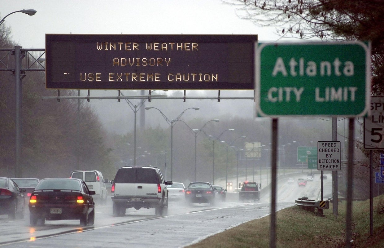Wintry mix could cause icy roads, power outages in north Georgia this ...