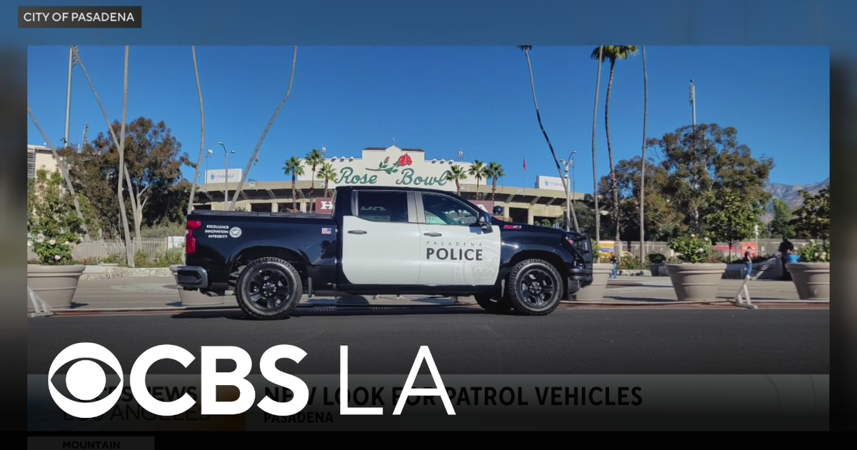 Pasadena Police Department vehicles get graphic redesign - CBS Los Angeles