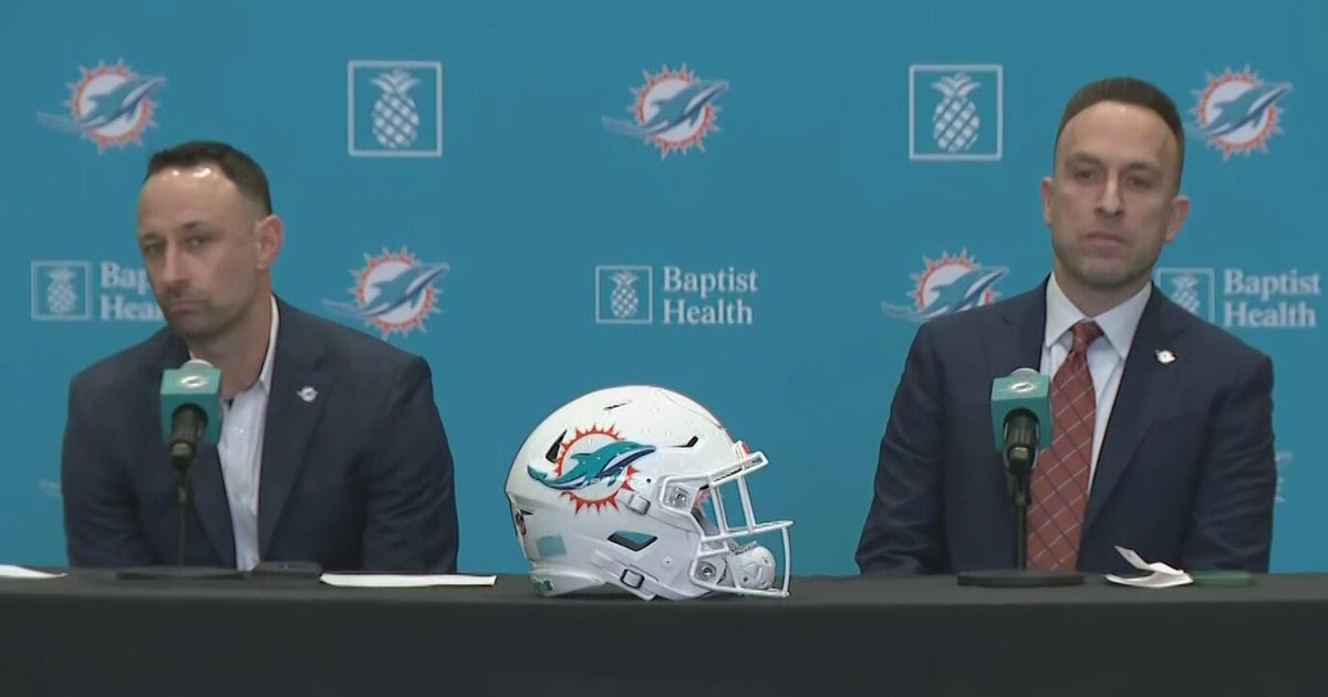 Miami Dolphins introduce Head Coach Jeff Hafley, General Manager Jon ...