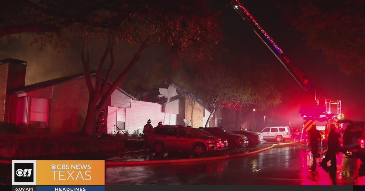 Firefighters rescue 90-year-old woman from apartment blaze - CBS Texas