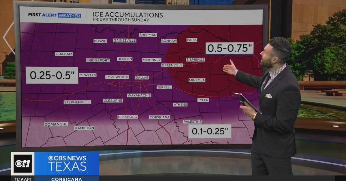 Up to a half-inch of ice possible for the DFW Metroplex during winter ...