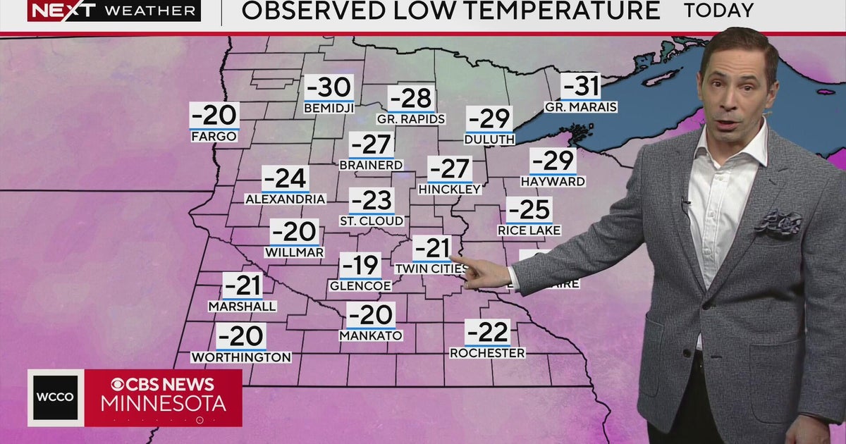 4 p.m. Minnesota forecast from Jan. 23, 2026 | NEXT Weather - CBS Minnesota
