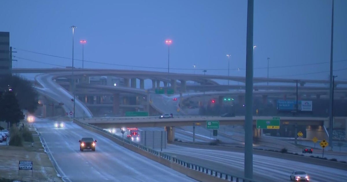 Wintry mix keeps North Texas roads slick as officials urge drivers to ...