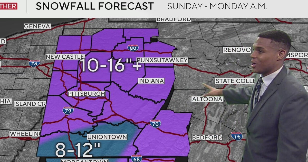 Pittsburgh's nightly forecast as snow begins to make its way into the ...