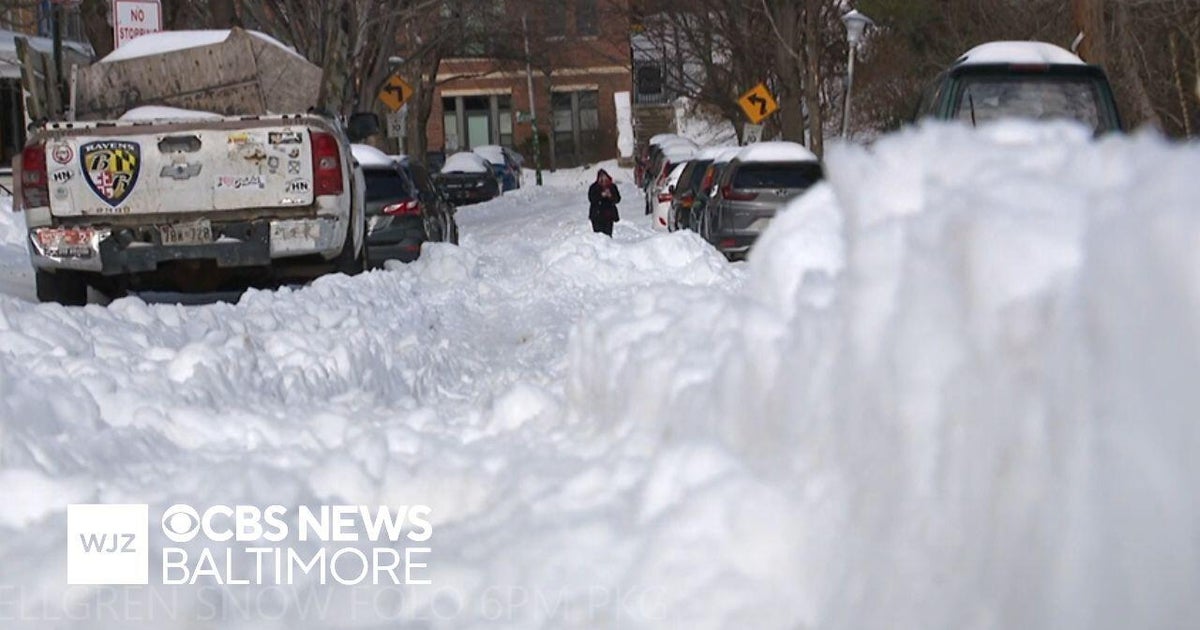 Maryland digs out of biggest snow storm in a decade - CBS Baltimore