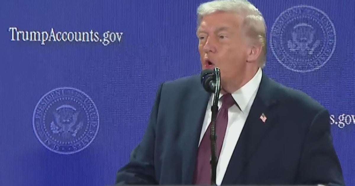 Trump launches child investment accounts with $1,000 seed fund - CBS Texas