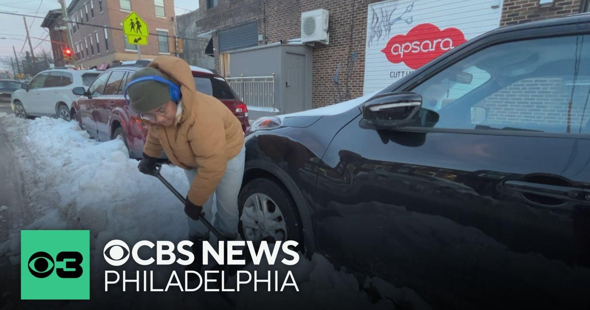 Days after winter storm, Philadelphians are still digging out - CBS ...