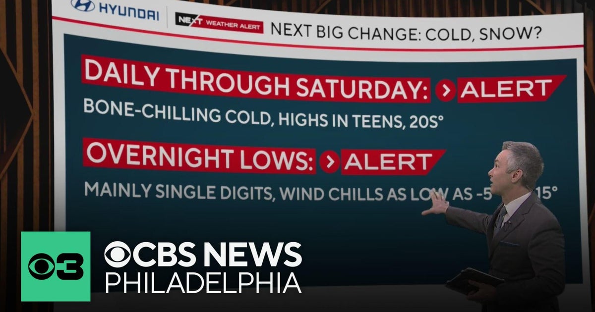 Another bone-chilling cold night Wednesday in Philadelphia region - CBS ...