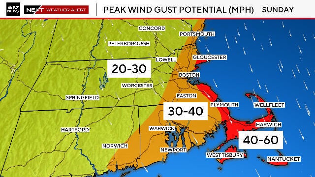 Massachusetts on "razor's edge" with weekend storm. Maps show best ...